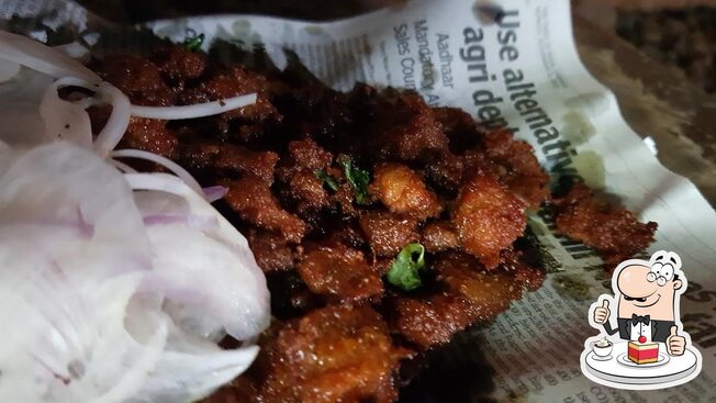 Menu at Beef Kabab Stall, Tirupattur