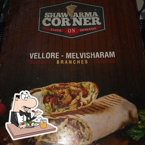 Menu at Shawarma Corner, Melvisharam