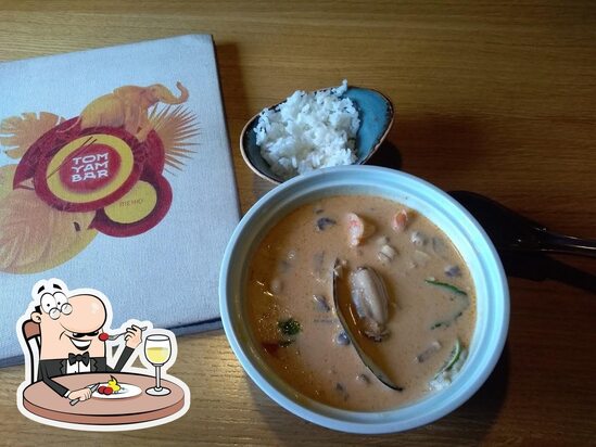 Menu at Tom Yam Bar, Ulan-Ude