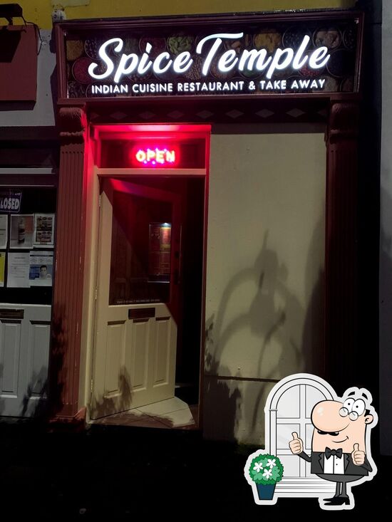 Menu at Spice Temple restaurant, Ennis
