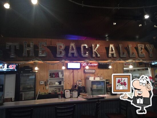 Menu at Back Alley Bowl & Grill pub & bar, Bishop