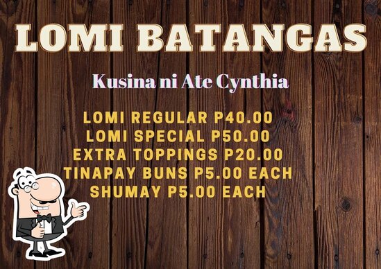 Menu at kusina ni ate cynthia restaurant, Unisan
