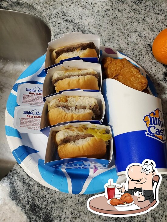 Menu at White Castle fast food, Columbus, Holt Rd