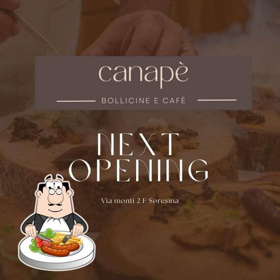 Speisekarte von Canapè Cafè pub & Bar, Soresina