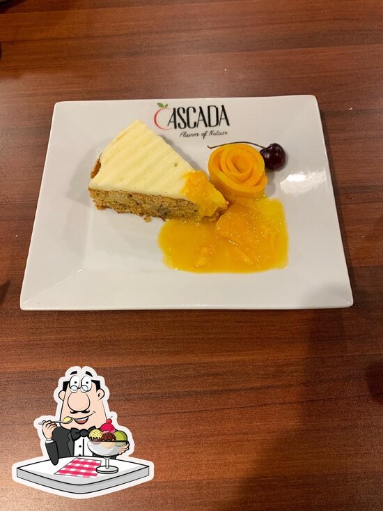 Menu at Cascada restaurant, New Cairo City