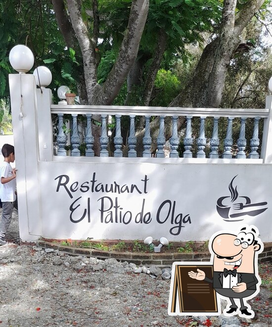 Menu at El Patio de Olga restaurant, Santa Clara