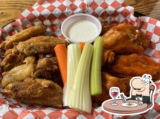 Menu at Mack's Wings restaurant, Tulsa