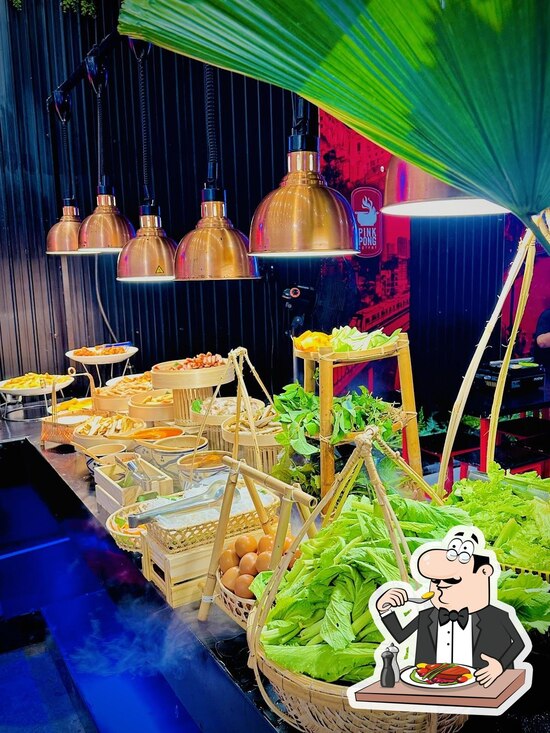 Menu at PINK PONG BUFFET restaurant, Ho Chi Minh City