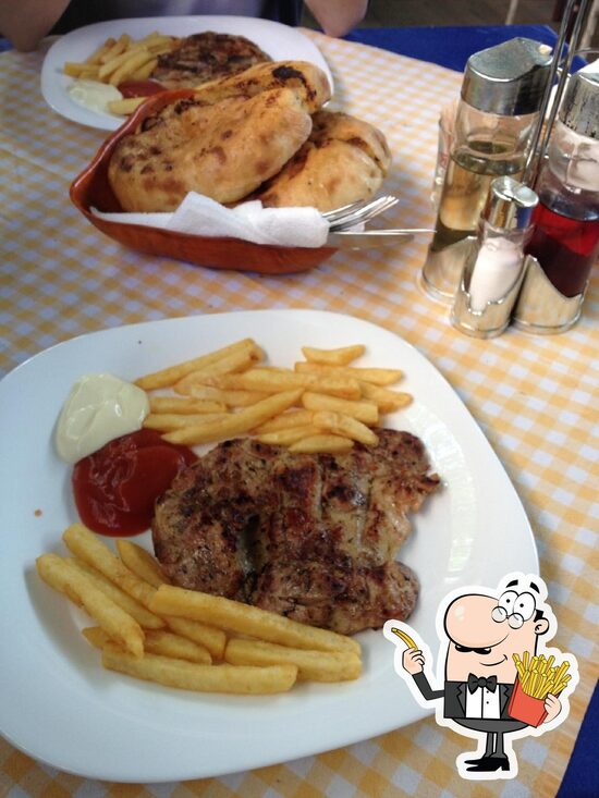 Menu at Zlatni Stek restaurant, Belgrade