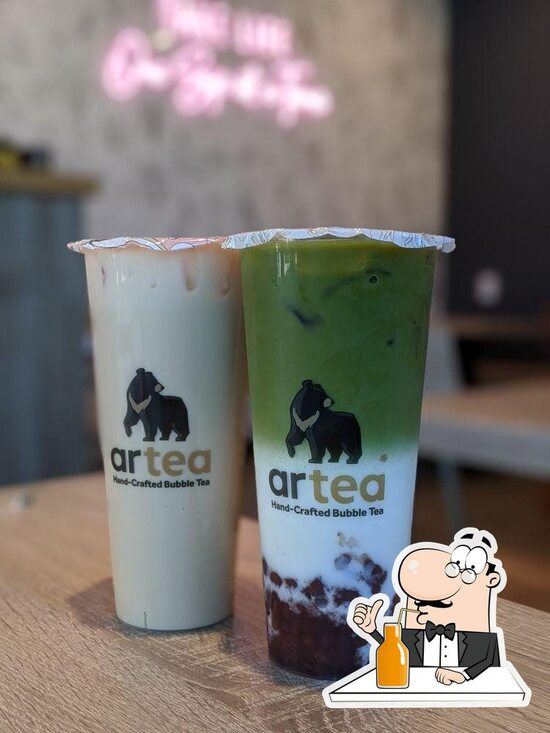 Menu at Artea Bubble Tea + Eats restaurant, San Antonio