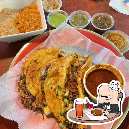 Menu at El Tranvia restaurant, Coachella
