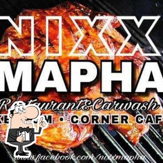Menu at Nix Mapha restaurant, South Africa