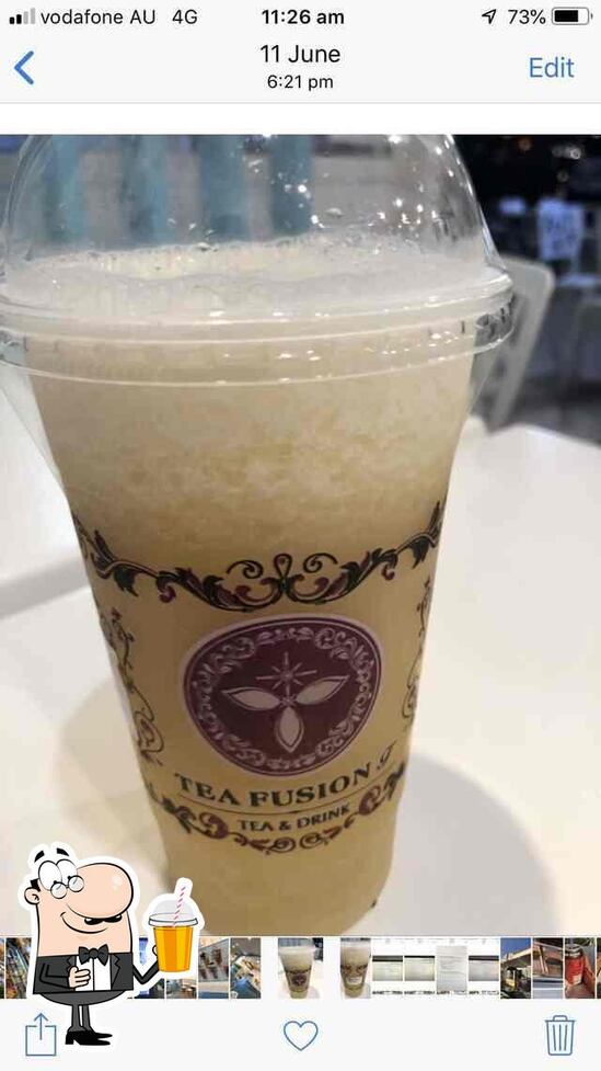 Menu at Tea Fusion T cafe, Sunnybank