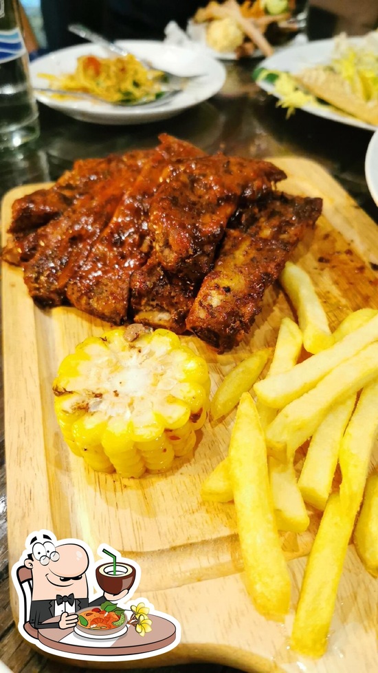 Menu at Smalltalk restaurant, Laem Chabang