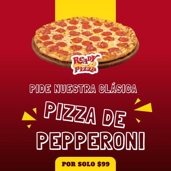 Carta del restaurante Ready Pizza, Ciudad Cuauhtemoc, Las Americas 385
