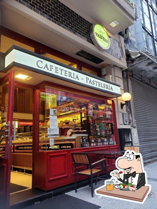 Menu at Café Valerio, Buenos Aires