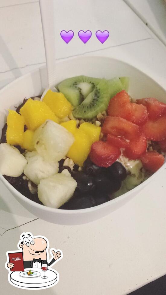 Menu em Puro Açai da Barra, Fortaleza