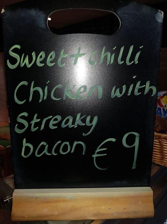 Menu at Latte Da cafe, Cavan, 1 Thomas Ashe St