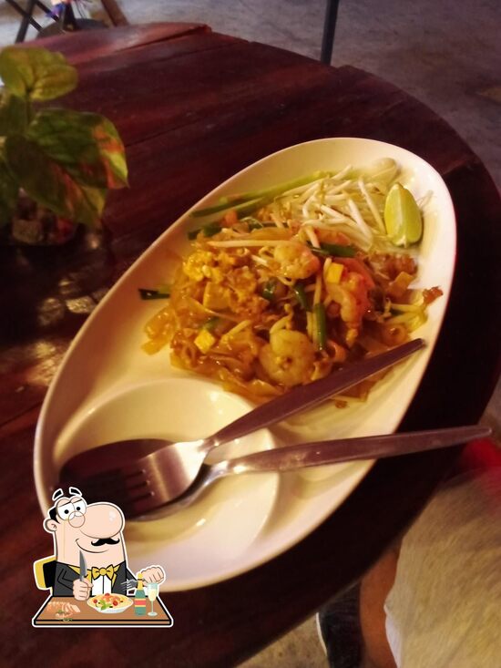 Menu at Pad Thai Station restaurant, Bangkok