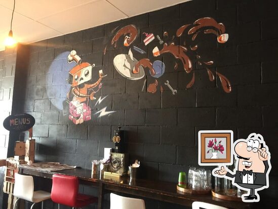 Menu at The Robot Bun Factory Cafe, Midland