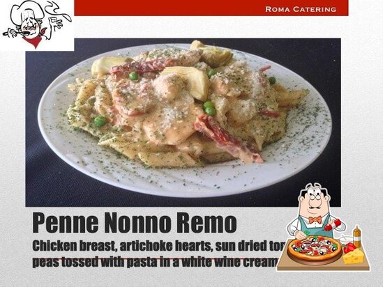 Menu at Roma Catering restaurant, Aliquippa