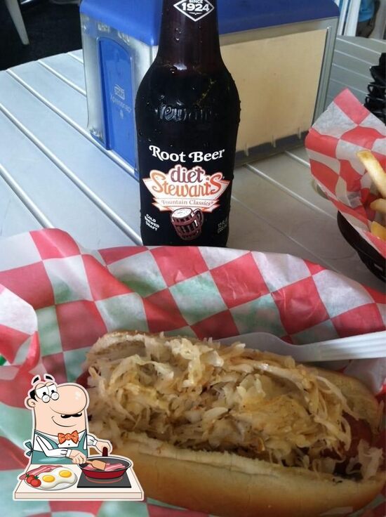 Menu at Stewart's Root Beer restaurant, Hammonton