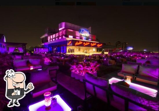 Menu at The Rooftop Lounge. Dining restaurant, UAE, Royal Ascot Hotel ...