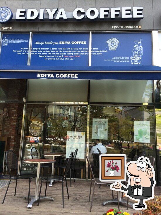 Menu at Ediya, Centum First branch cafe, Busan, 60 Centumjungang-ro