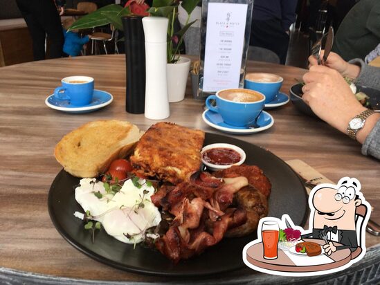 Menu at Black & White Coffee Cartel cafe, Rolleston, 63 Tennyson St