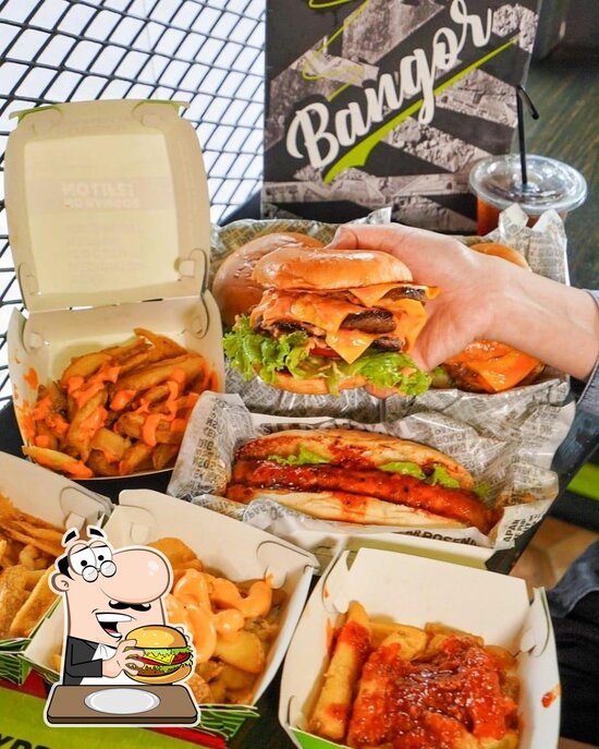 Menu at Burger Bangor Ciracas restaurant, East Jakarta