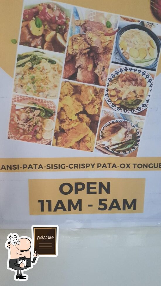 Menu at Zac's Kansi and Pata restaurant, Iloilo City