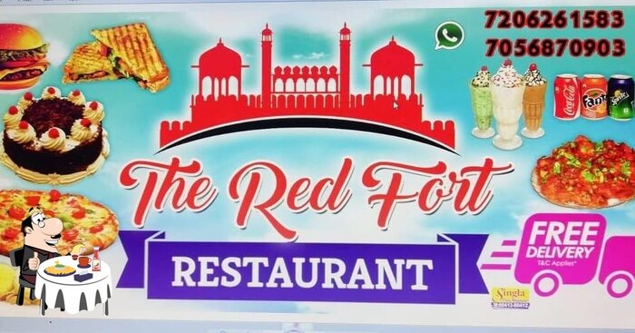 Menu at The Red Fort, Narwana