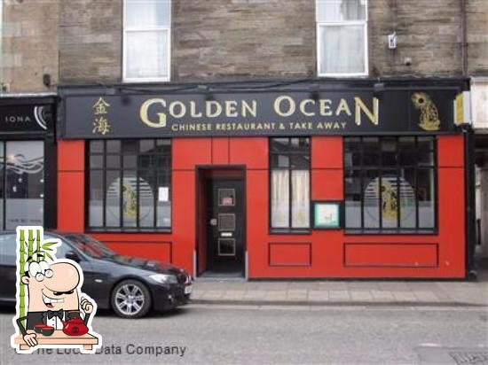 Menu at Golden Ocean restaurant, Campbeltown