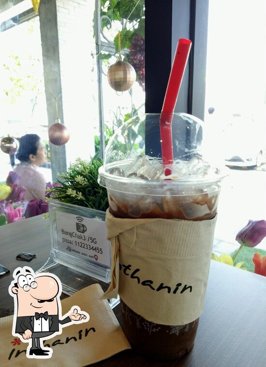 Menu at Inthanin Coffee cafe, Chum Saeng