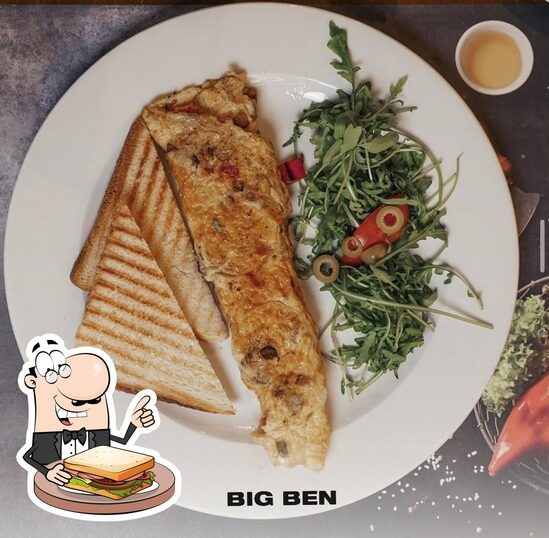 Menu at Big Ben restaurant, Kragujevac