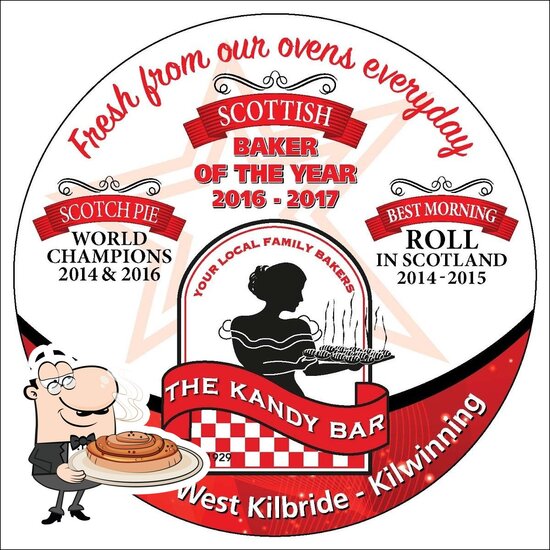 Menu at The Kandy Bar, West Kilbride