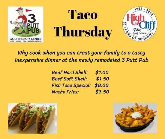 Menu at 3 Putt Pub, Sherwood