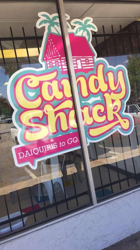 Carta del pub y bar Candy Shack, Houston, Richmond Ave.