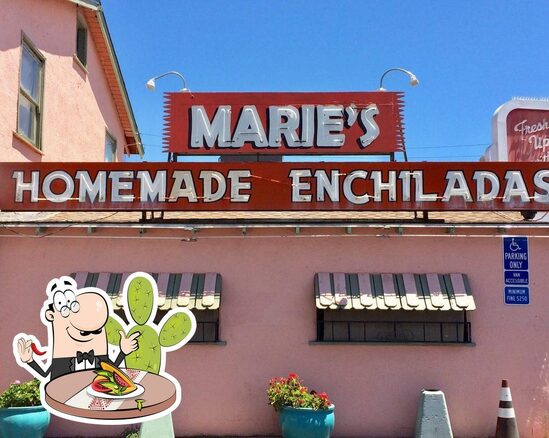 Menu at Marie's Mexican Kitchen restaurant, Merced