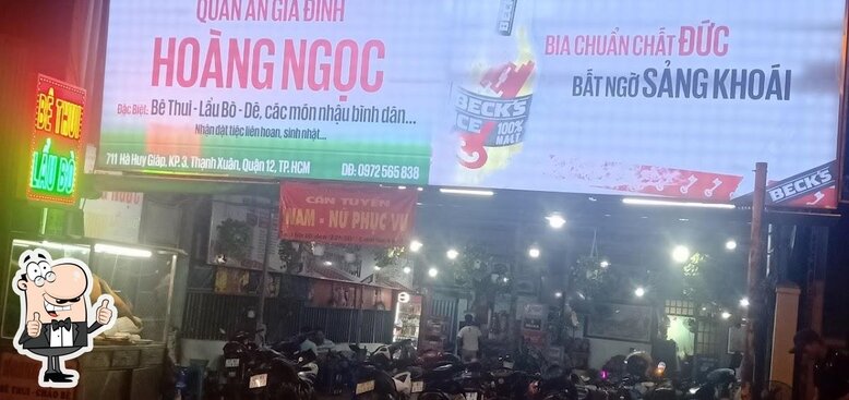 Carta del restaurante Bê Thui Hoàng Ngọc, Ciudad Ho Chi Minh (Saigón)