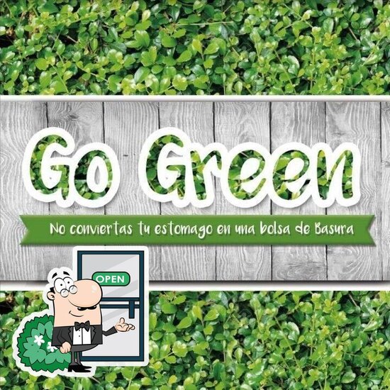 Menu at Go Green restaurant, Guadalajara
