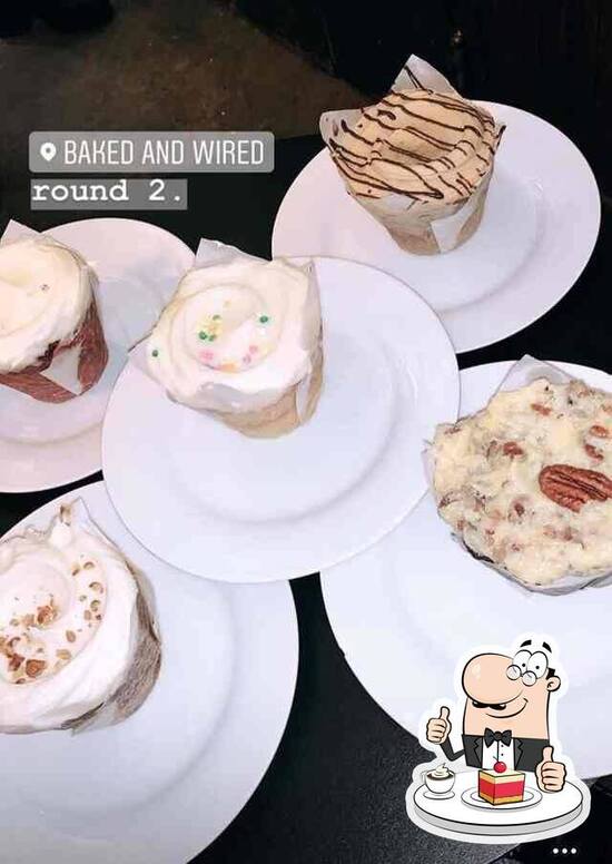 Menu at Baked & Wired cafe, Washington