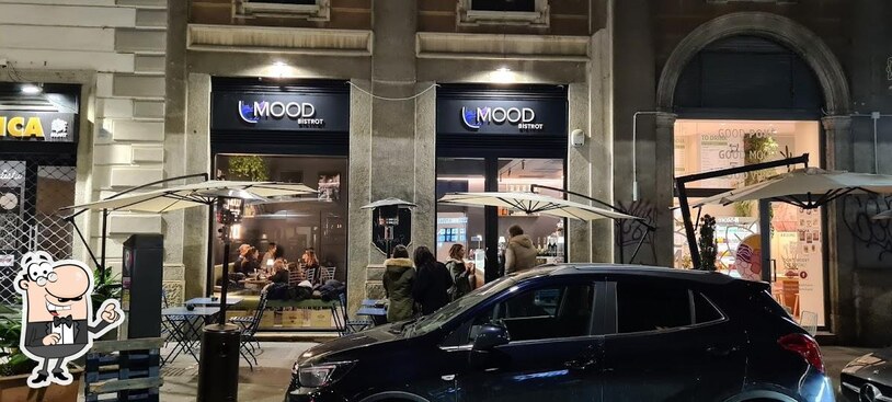 Menu at Mood Bistrot restaurant, Milan