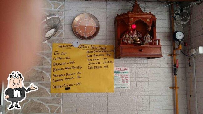 Menu at Roadside Cafe, Delhi