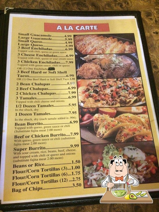 Texas Street Tex-Mex Cafe, Emory - Restaurant menu, prices and reviews