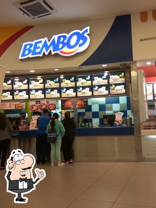 Menu at Bembos restaurant, San Borja, C. Morelli 140