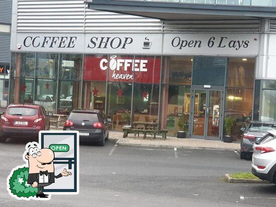 Menu at Coffee Heaven cafe, Galway