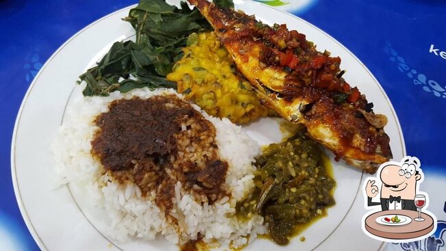 Menu at RM Padang Simay restaurant, Sukabumi, Jl. Saniin