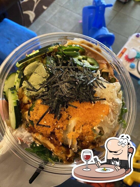 Menu at Poke Junction restaurant, Palmdale