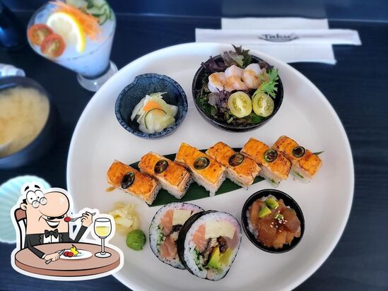 Menu at Taku Japanese Kitchen restaurant, Burnaby